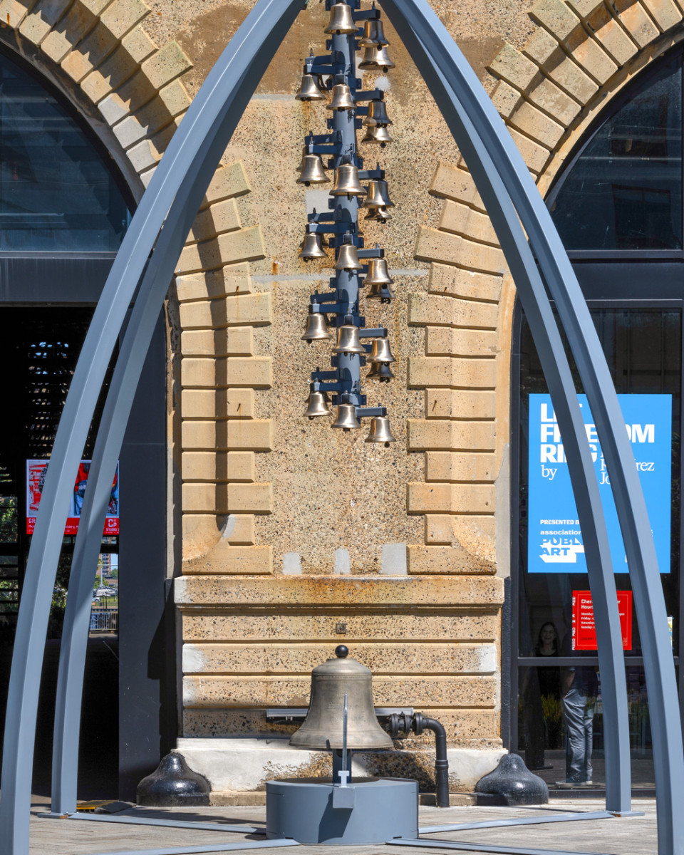 Near Liberty Bell, public art lets freedom ring for US at 250 | Cornell ...