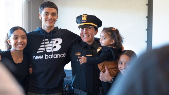 Four officers pinned and four promoted at police ceremony | Cornell ...