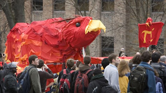 Engineering's phoenix rises once again to revive a Dragon Day tradition ...