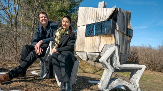 Cabin project upcycles ash trees for sustainable architecture | Cornell ...