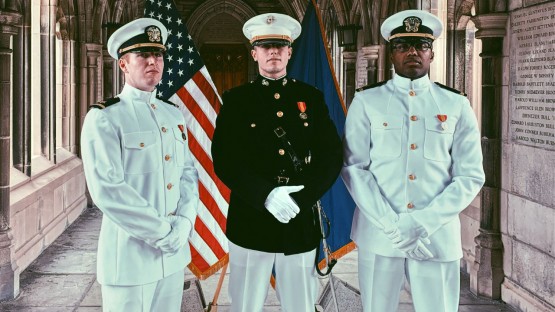 With help from family, friends, ROTC seniors become officers | Cornell ...