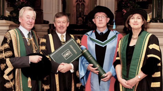 Séamus Davis receives honorary degree | Cornell Chronicle