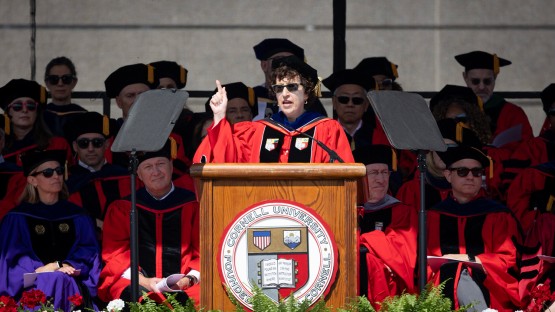 Pollack to grads: Live a value-driven life | Cornell Chronicle