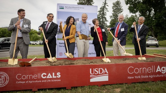 USDA breaks ground on $70M lab for grape research at AgriTech | Cornell ...
